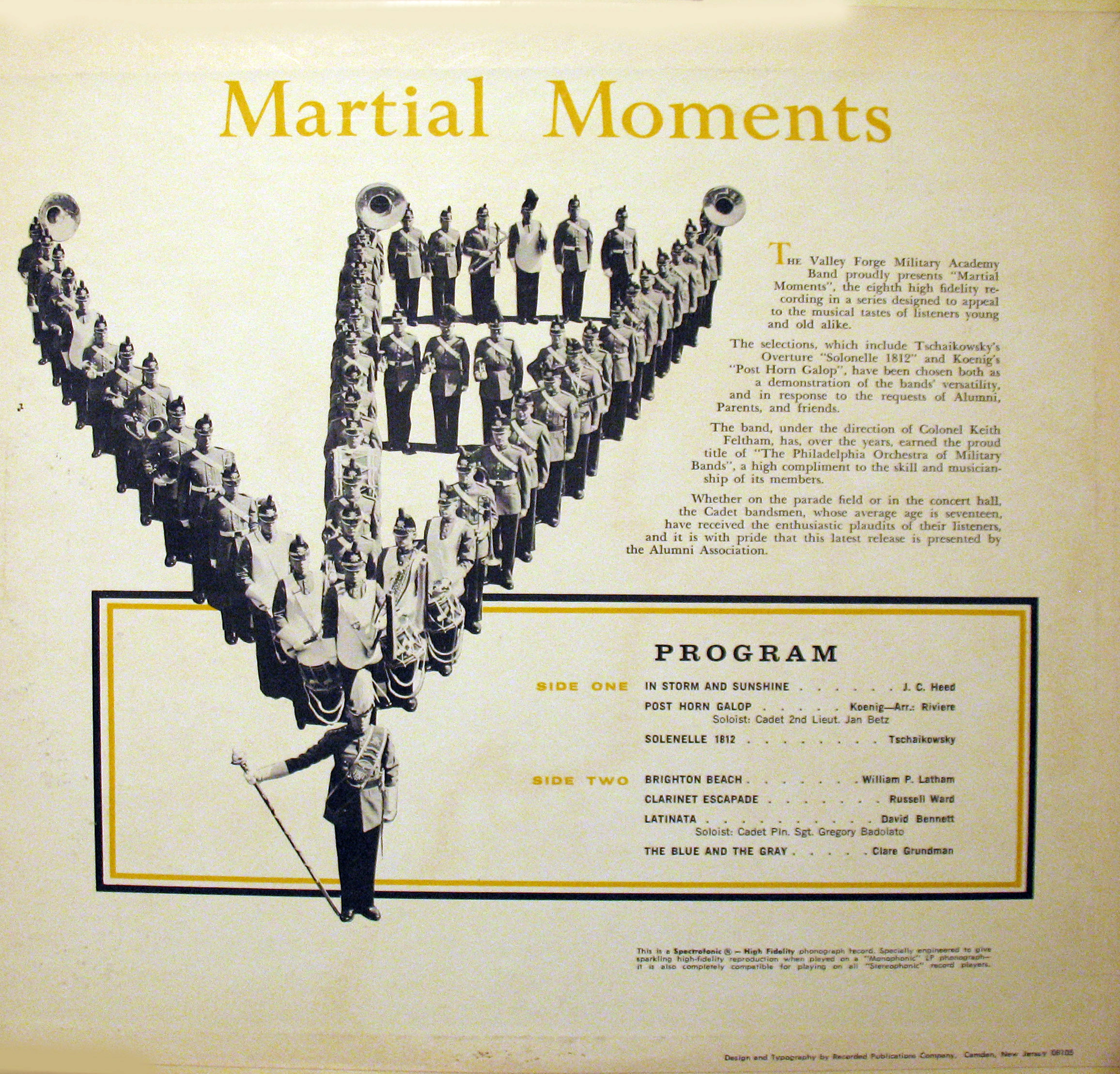 Record Album – “Martial Moments” – Band Sir!